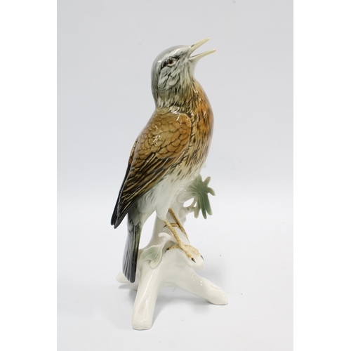 Karl Ens porcelain Thrush figure, printed factory backstamp and ...