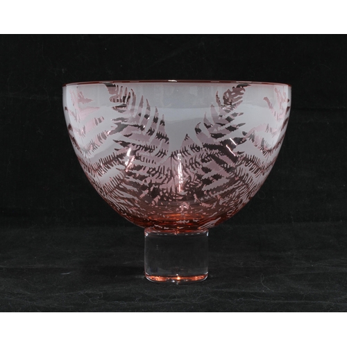 Stephen Gillies & Kate Jones contemporary studio 'Bracken' glass bowl ...
