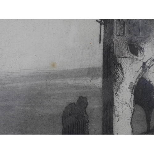 CYRIL HENRY BARRAUD (1877 - 1965) THE GREAT SQUARE YPRES, etching ...