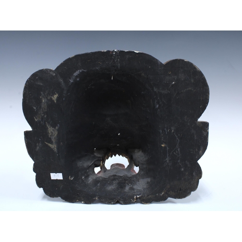 Balinese Garuda Dragon painted mask, 31 x 27cm