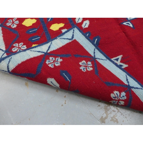 LAURA MACKENZIE, PEAR TREE, a large flatweave wool rug, inspired by the ...