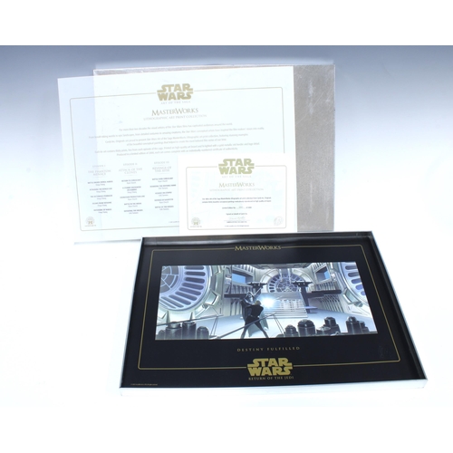 Star Wars MasterWorks lithographic art print collection, limited ...