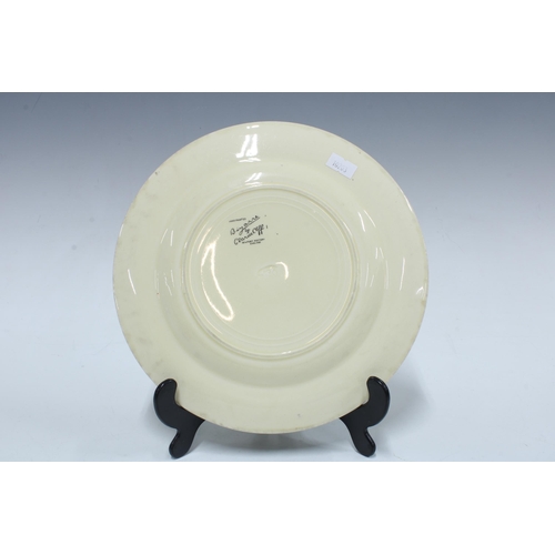 Clarice Cliff (BRITISH, 1899-1972), Honolulu plate, Bizarre mark, 23cm