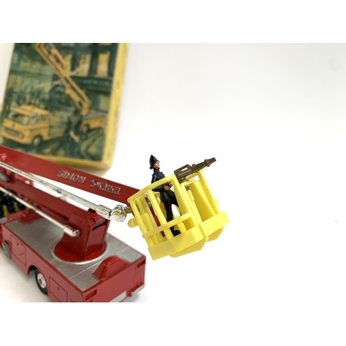 An original Corgi Toys Major 1127 Simon Snorkel Fire Engine, with ...