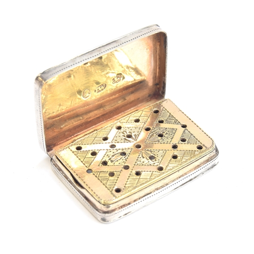 A George III silver vinaigrette by Joseph Willmore, Birmingham 1811 ...