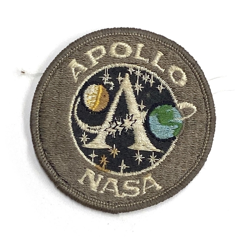 A vintage 1970s Apollo NASA program insignia patch, 7.5cmD
