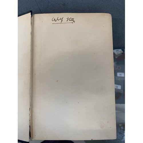 HITLER, 'Mein Kampf'. This purports to be a SIGNED copy. It is in ...