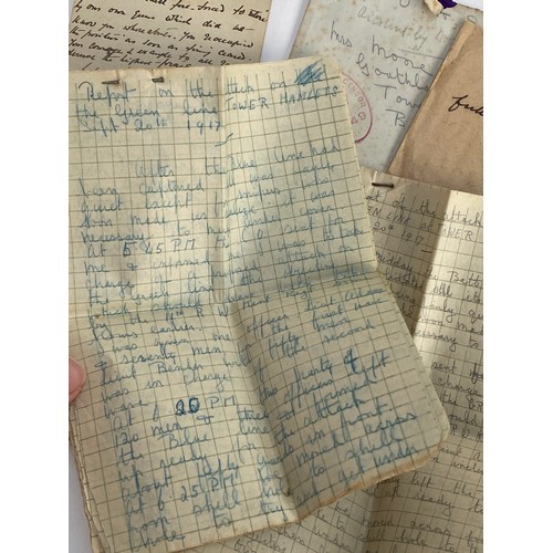 A group of reports comprising: a carbon copy of the original nine page ...