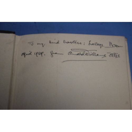 SIGNED COPY - AMABEL WILLIAMS -ELLIS - 'DARWIN'S MOON', published by ...