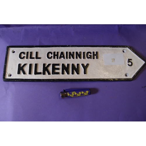 KILKENNY STEEL SIGN