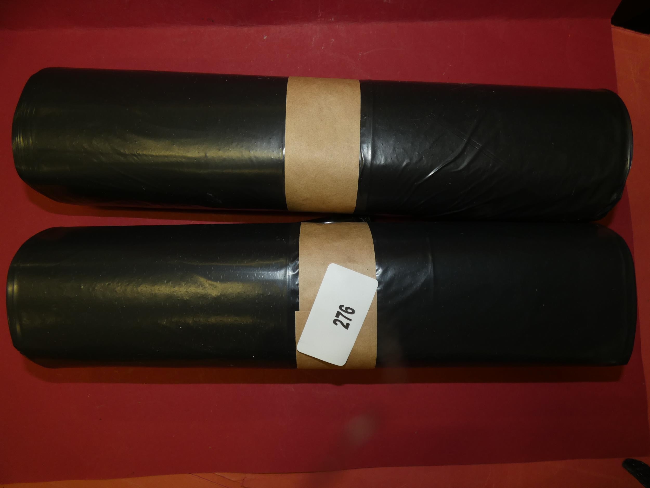 2 X HEAVY DUTY PLASTIC BAGS