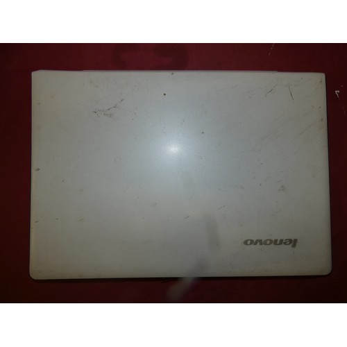 WHITE LENOVO LAPTOP