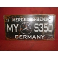 MERCEDES TIN SIGN