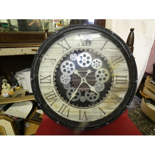 CLOCKWORKS VINTAGE WALL CLOCK