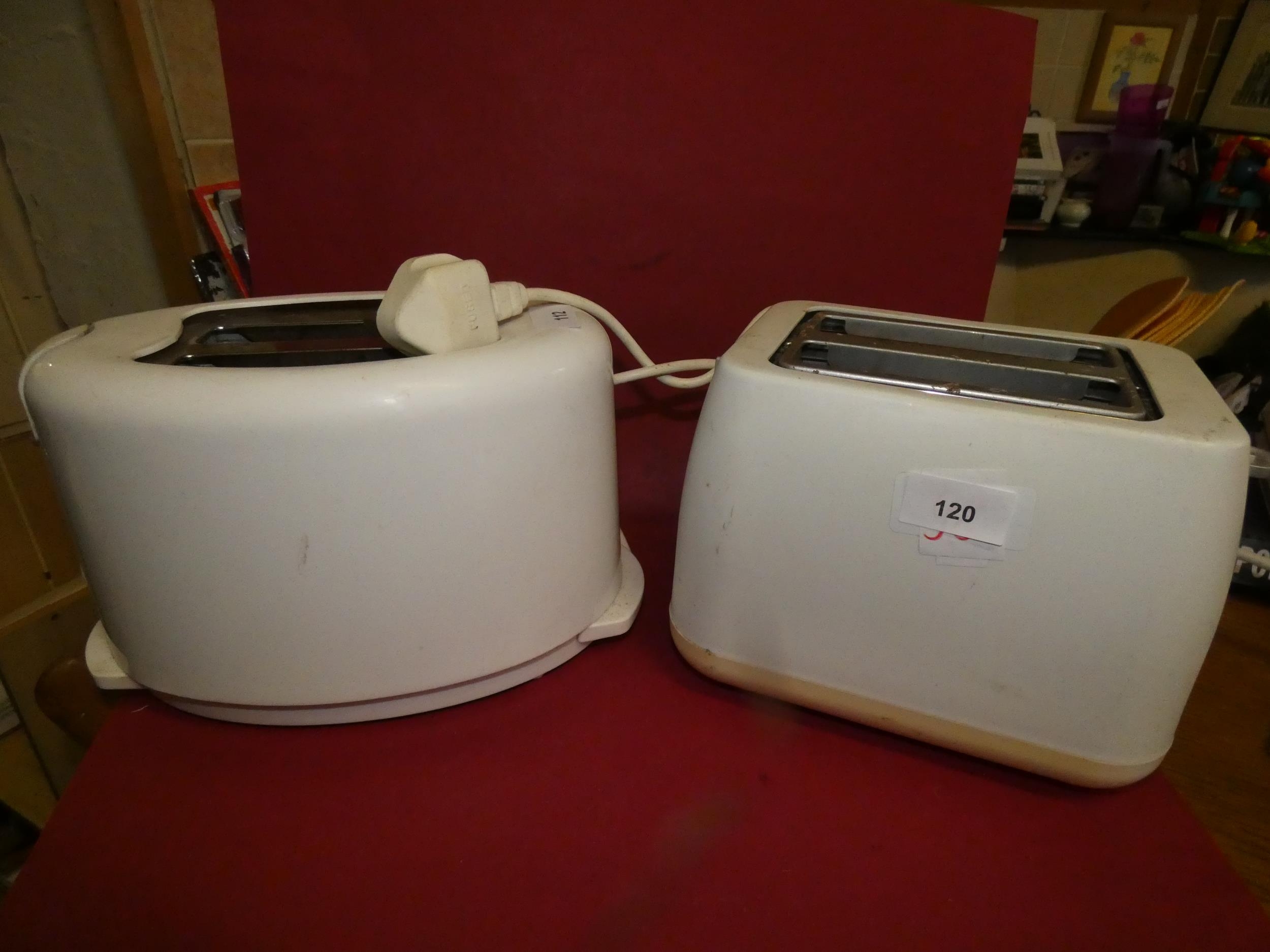 PAIR OF 2 SLICERS TOASTERS