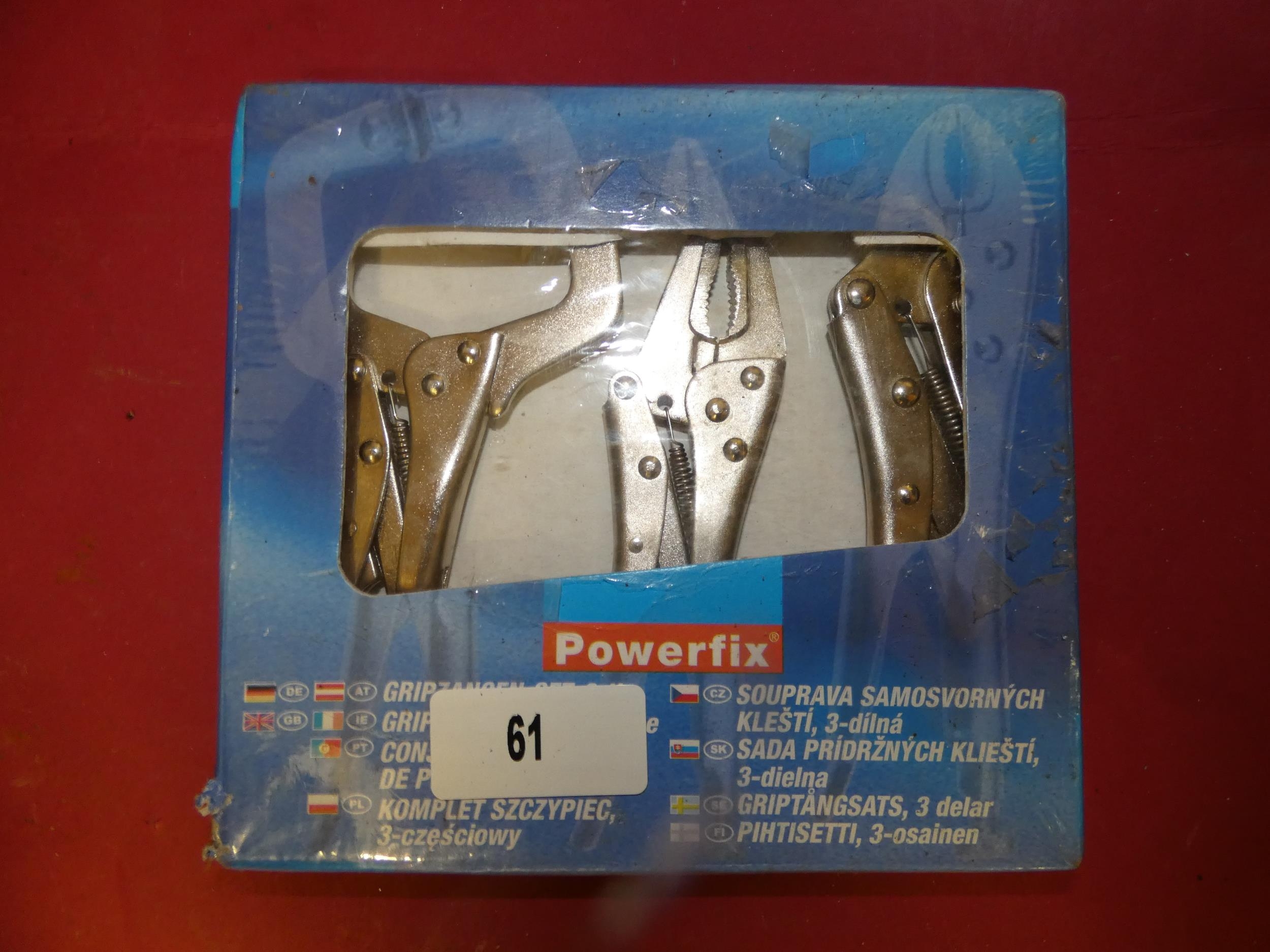 POWERFIX PLIERS-SET OF 3 PCS.