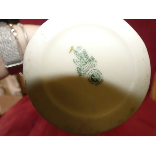 Belleek Porcelain "Lily of the Valley" Vase- GREEN STAMP