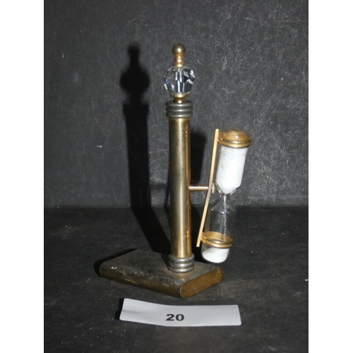 VINTAGE BRASS SAND TIMER