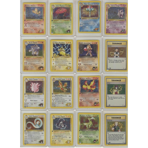 Pokémon TCG - 1st Edition Gym Heroes - Complete Set #132/132