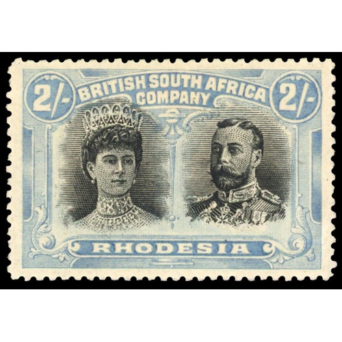 1910-13 2s black and cobalt, perf 14, 'no gash' head plate, pos. 46 ...