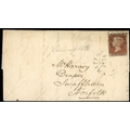Great Britain 1843-44 covers cancelled by numbers 1-12 in Maltese ...