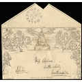 GB 1840 1d Mulready envelope used on May 10th, the first Sunday 1840 1d ...