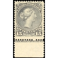 Canada 1868-90, medium to stout wove paper, 15c dull violet-grey, part ...