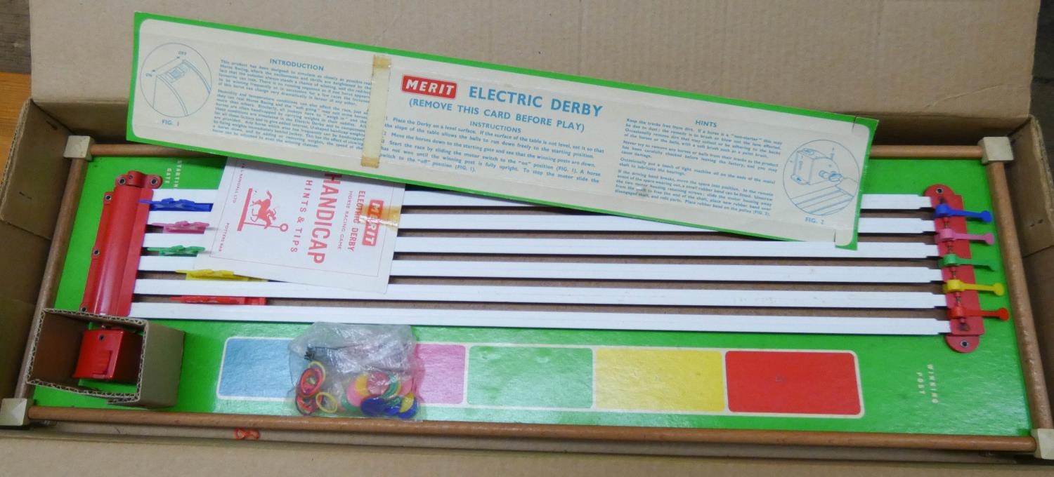 A 1960's Merit electric Derby horse racing game