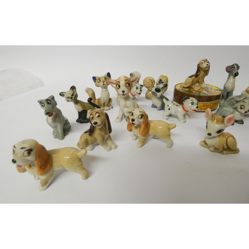 A large collection of Wade Disney cartoon character animals.