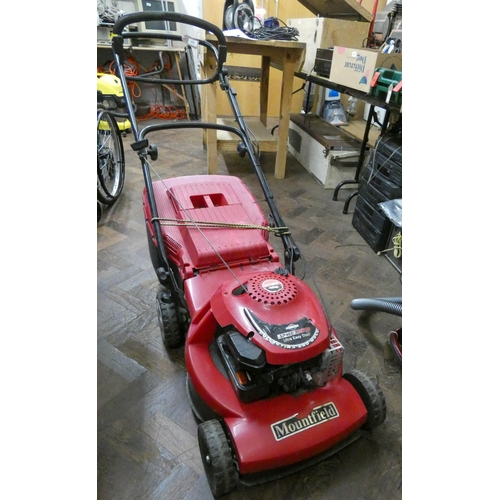 A Mountfield SP480T four HP petrol engine self-propelled rotary lawn mower