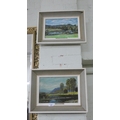 Charles Evison (British, 20th century) A pair of small framed oil on ...