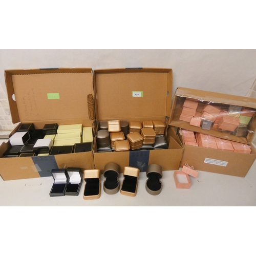 A collection of approx. one hundred modern jewellery boxes