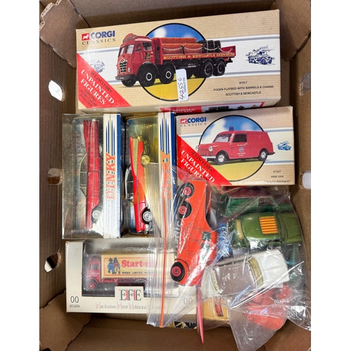 A collection of Days Gone By, Lledo, Corgi and Dinky toy cars ...