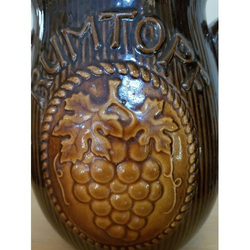 Vintage West German 801-28 RUMTOPF Jar with lid (Soft Glazed Art ...