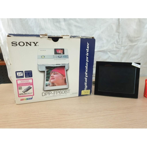 Sony Digital Photo Printer (DPP-FP60B) in Box Together with Kodak ...