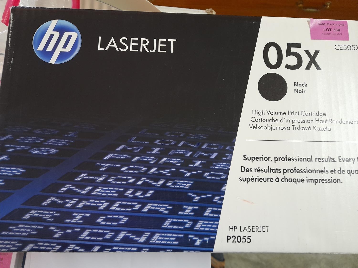HP 05X High Volume Black Print Cartridge (CE505X) for HP Laser Jet ...