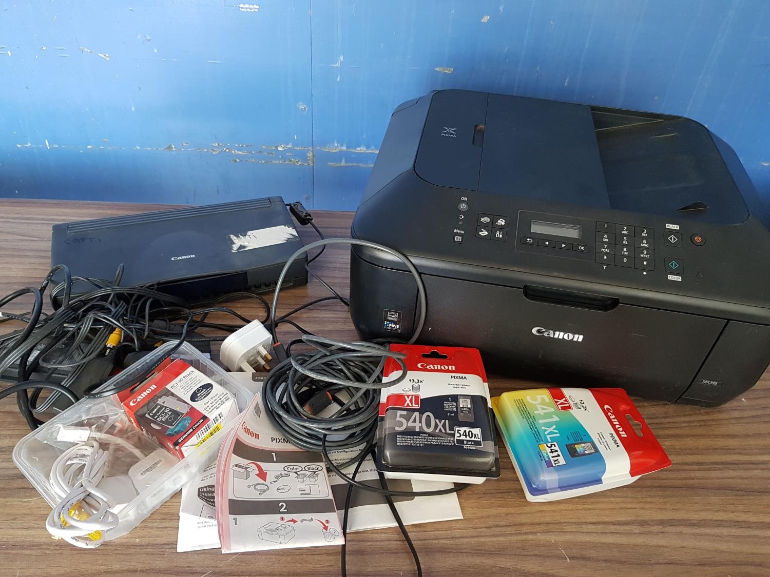 Printers Canon Pixma MX395 and Canon BJC-85 with 2 x Un-Opened Inks (A ...
