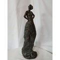 Woman Sculpture by Alice Heath Bronze Effect (H:44cm)