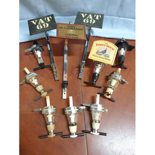 Collection of 3 x Spirit Dispensers and 7 x Bar Optics (10pcs)