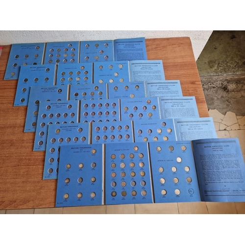 6 x Vintage Whitman Folders with Part Complete Sets of Great Britain ...