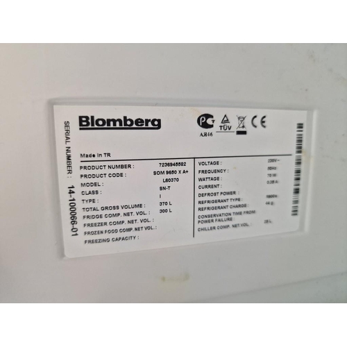 Blomberg Silver Colour Upright Fridge, Model: L60370, A+ Rating, 370L ...