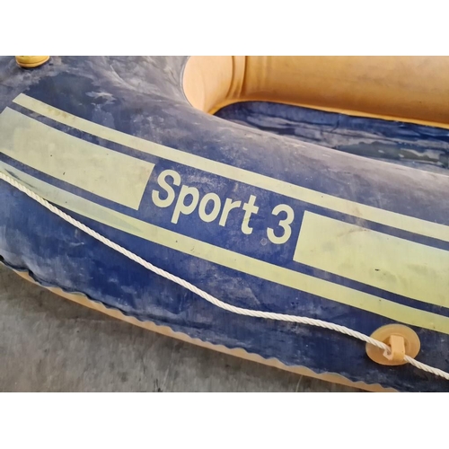 Li-Lo 'Sport 3' Inflatable Boat, Together with Hand Pump and Electric ...