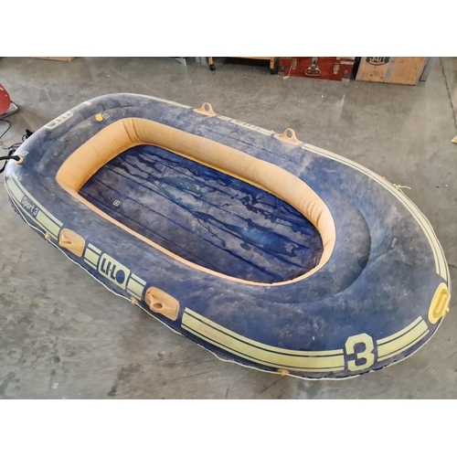 Li-Lo 'Sport 3' Inflatable Boat, Together with Hand Pump and Electric ...
