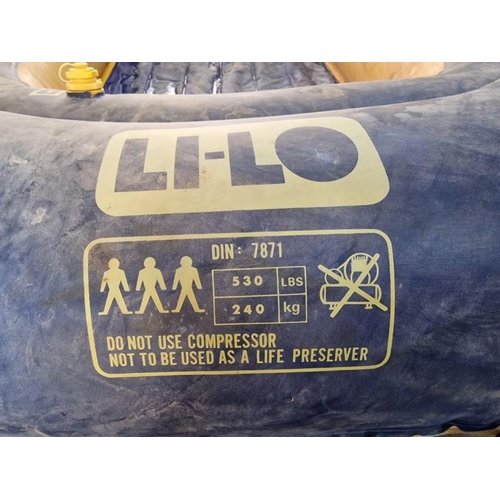 Li-Lo 'Sport 3' Inflatable Boat, Together with Hand Pump and Electric ...
