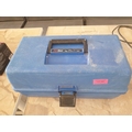 Blue Plastic Tool Box / Art Box