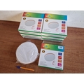 7 x Round LED Light Panels, Surface Mounted, 30W, 17.5cm, Unused in ...