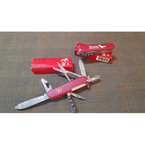 2x 'Victorinox' Original Swiss Army Knifes, Hand Multitools, Made in ...