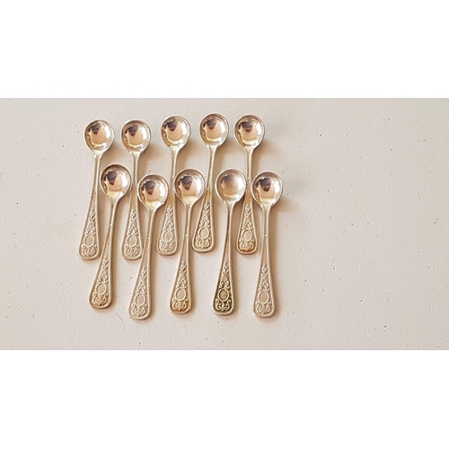 Vintage Rare Russian Silver (Hallmark 875) Caviar Spoons (or Salt ...