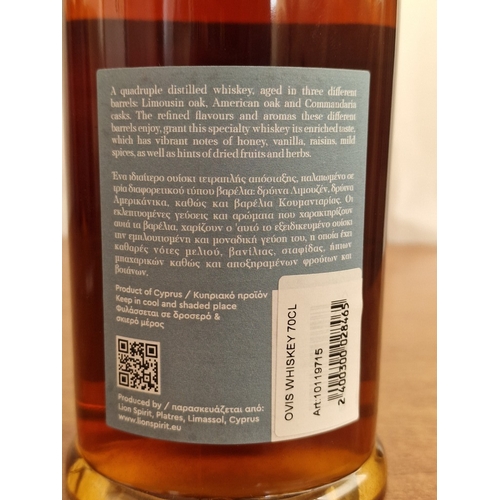 OVIS Malt Whiskey, Small Batch Aged in Commandaria Casks, Made in ...