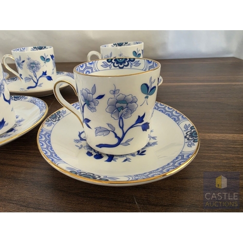 Set of 8 x Royal Grafton 'Dynasty' Pattern Tea Cups & Saucers, Fine ...